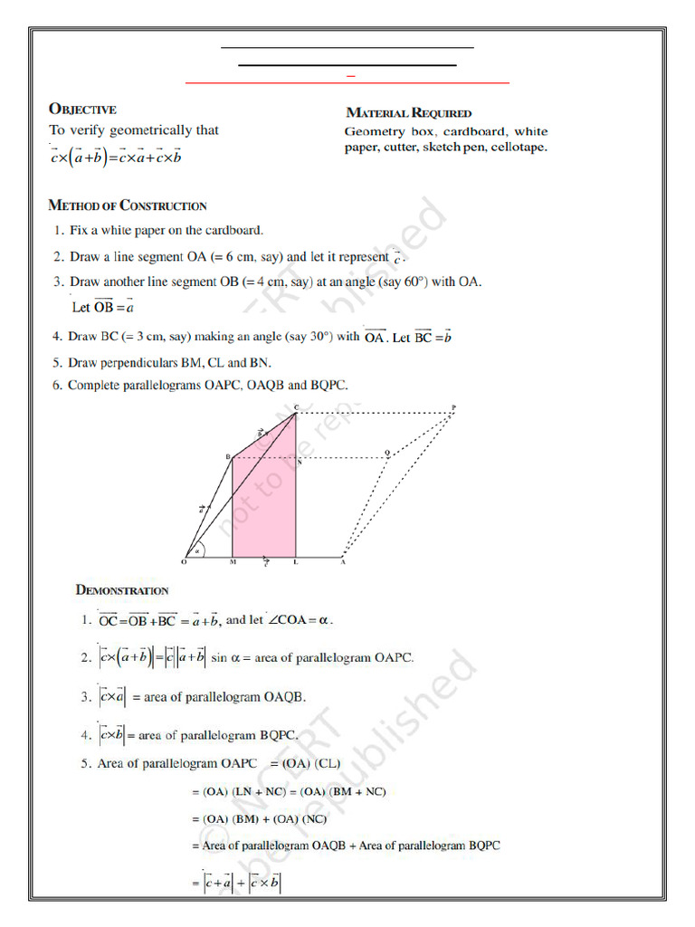 Act. 5 Vectors - Distributive Property | PDF