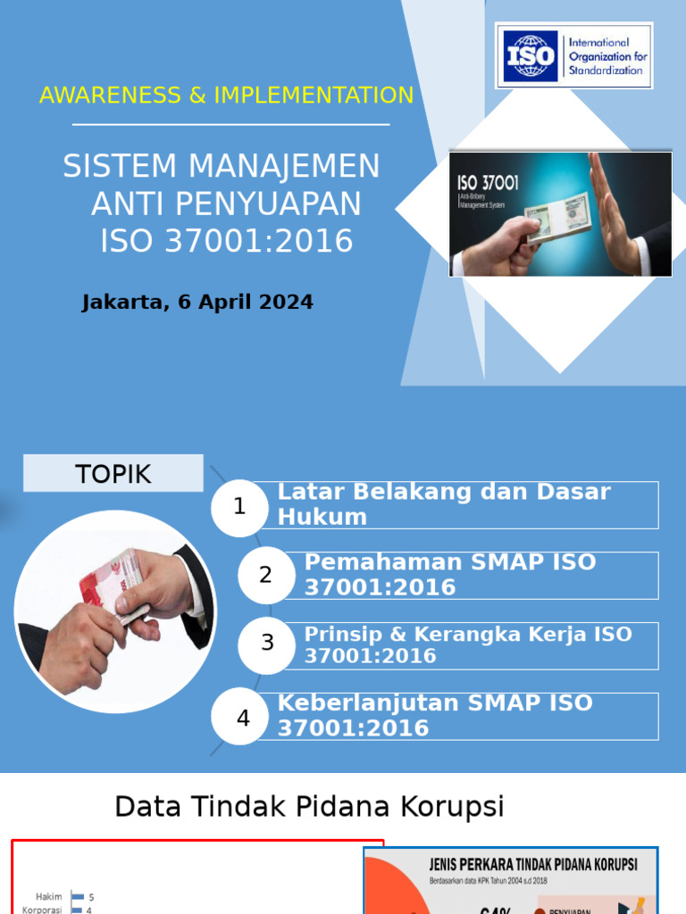 Sharing Knowledge ISO 37001 SMAP - 6 April 2024 | PDF