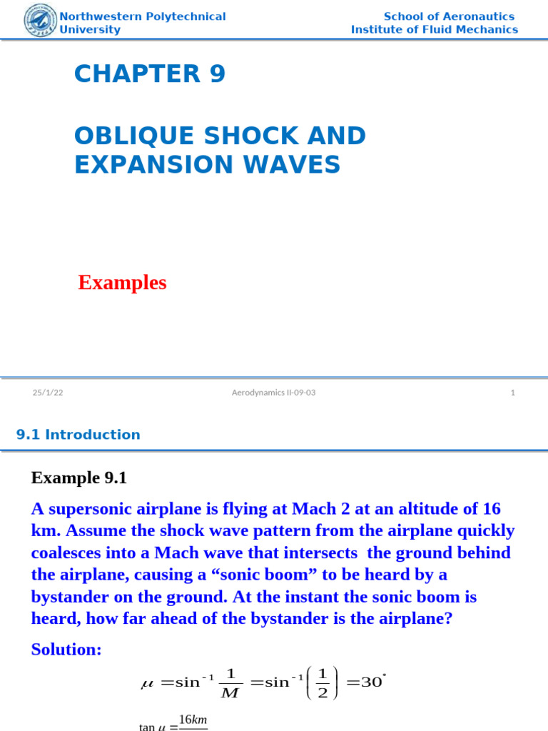 03 ObliqueExpansionWaves | PDF | Aerodynamics | Shock Wave