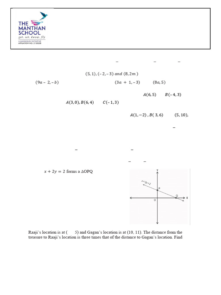 Coordinate_Geometry | PDF | Analytic Geometry | Geometric Shapes