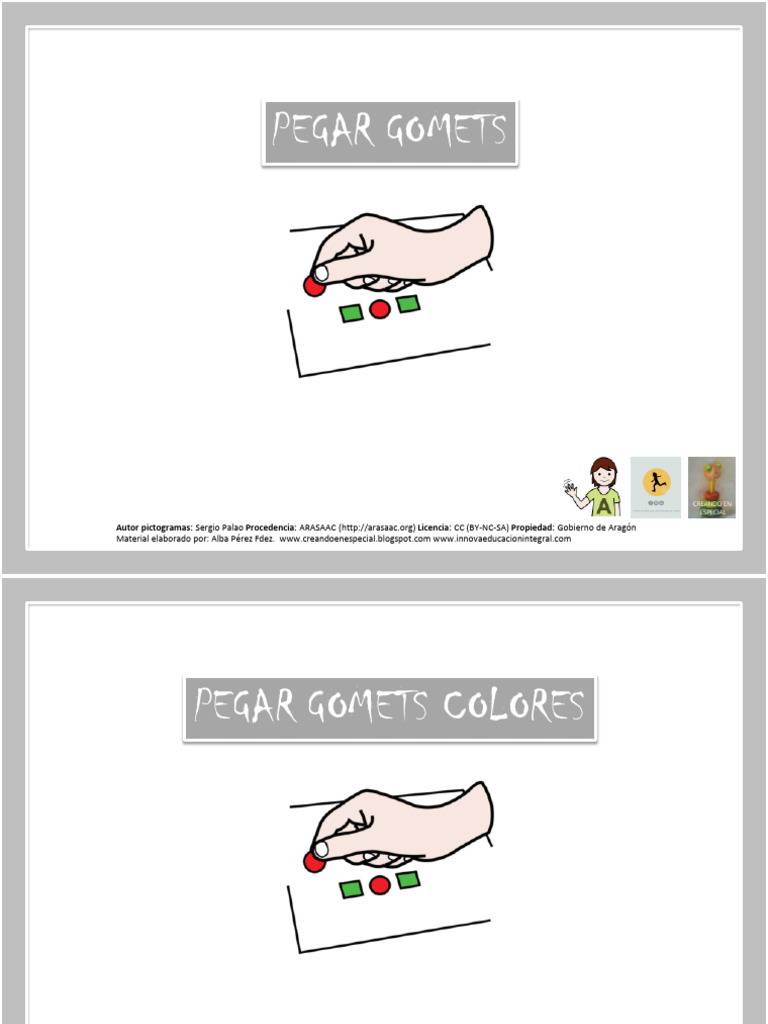 Actividad Gomets | PDF