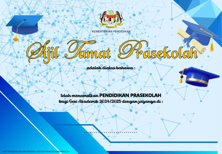 Design Sijil Tamat Sekolah | PDF