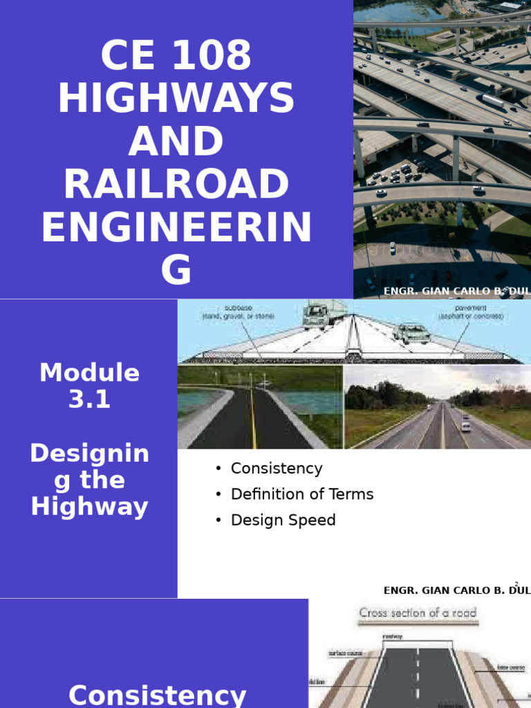 Module 3.1 | PDF | Controlled Access Highway | Traffic
