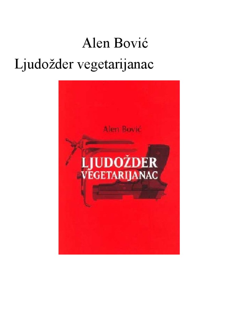 Alen Bovic-Ljudozder Vegetarijanac | PDF