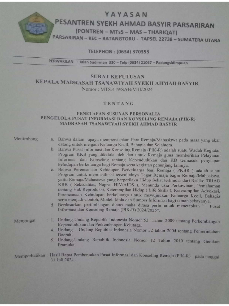 SK PIK R MTS SAB | PDF