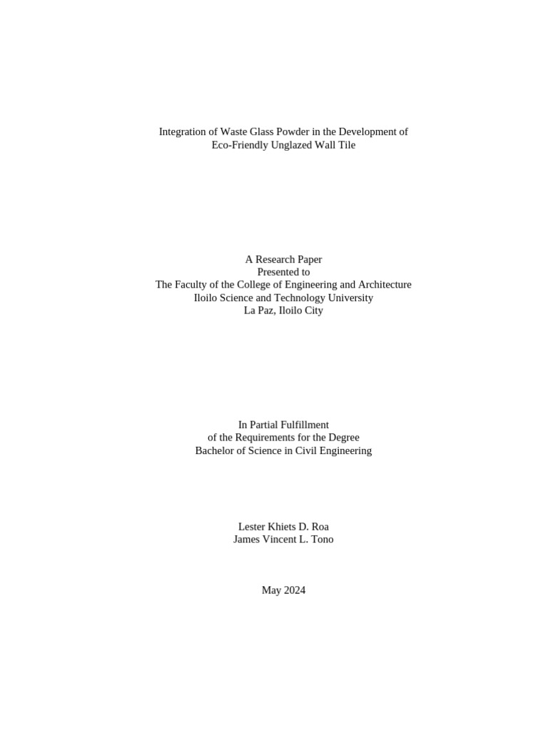 Prelim Pages Na Edit Nani Lester | PDF | Glasses | Mixture