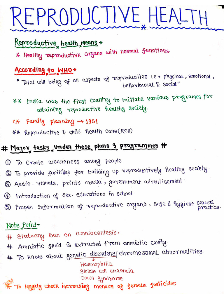 Reproductive Health (NCERT BASED) for Neet | PDF | In Vitro ...