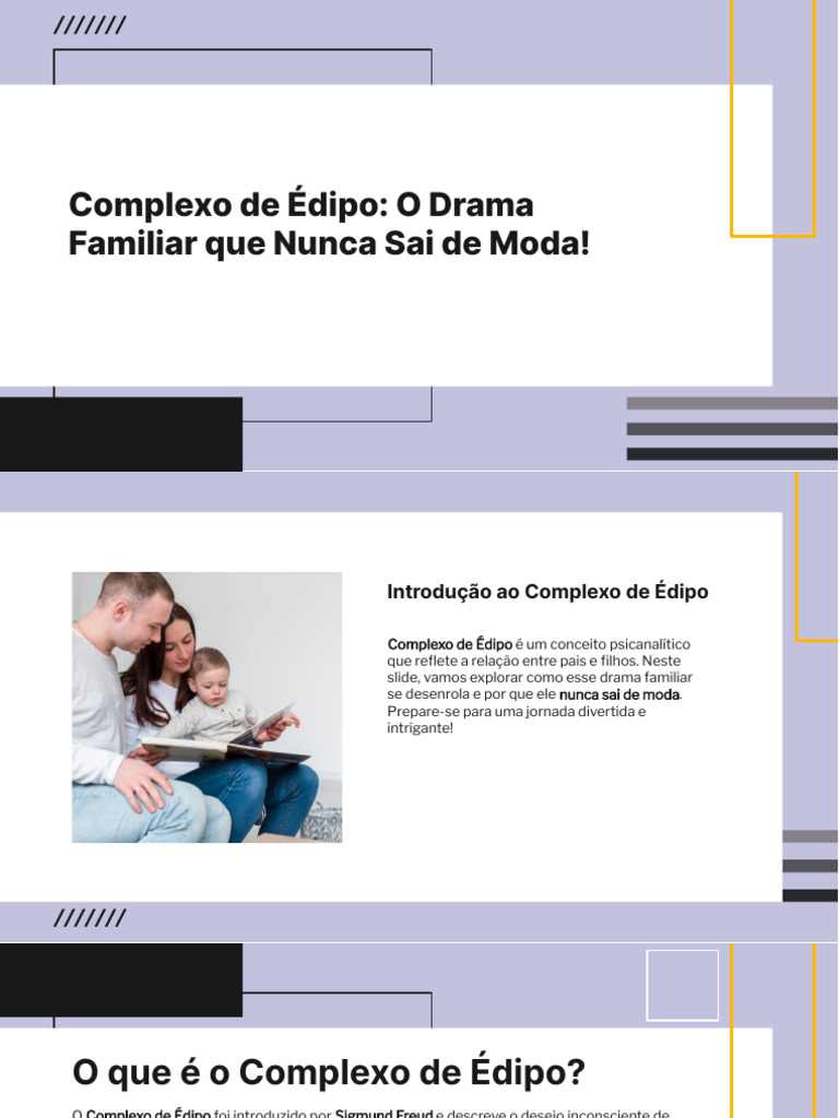 Complexo de Edipo o Drama Familiar Que Nunca Sai de Moda | PDF | Complexo de Édipo | Família
