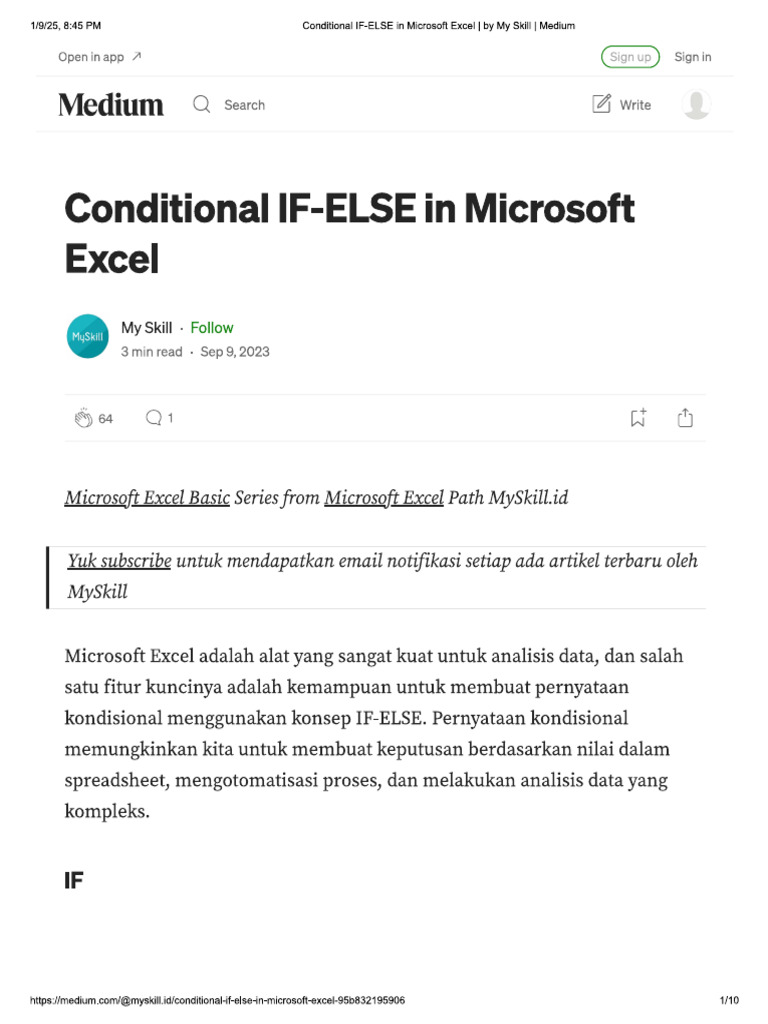2.1.8 Conditional if-ELSE | PDF