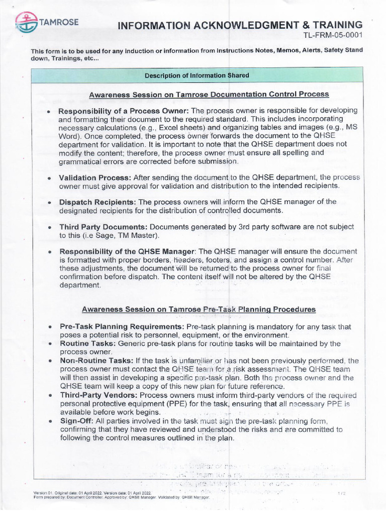 HSE Meeting - September | PDF