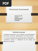 Assessment of Nutritional Status by Direct & Indirect | PDF | Nutrition | Diet & Nutrition
