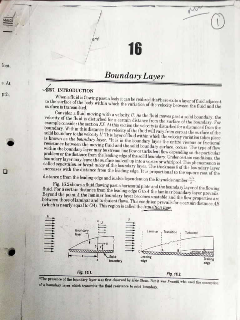 Chapter - 8 - Boundary Layer | PDF