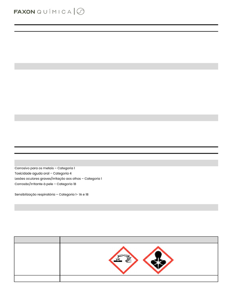 FDS - Coagulante Acquafloc 18 - C002 | PDF | Ácido clorídrico | Hidrogênio