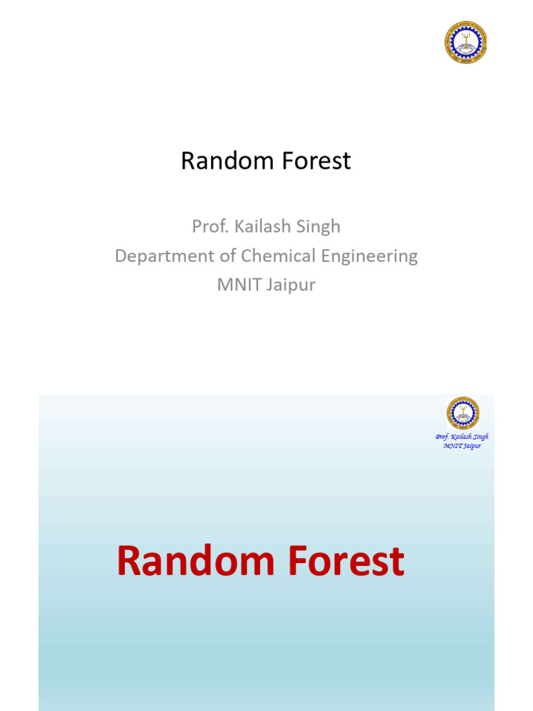 10 Random Forest | PDF | Applied Mathematics | Statistical Analysis