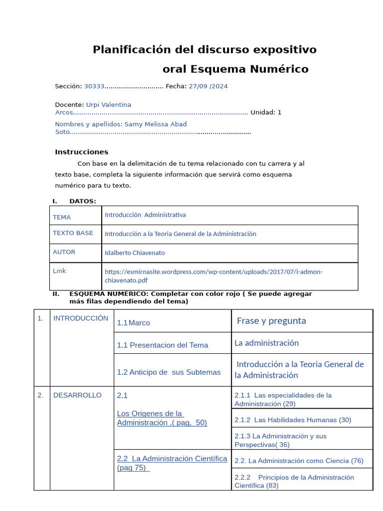 G1- ESQUEMA NUMÉRICO D.O | PDF