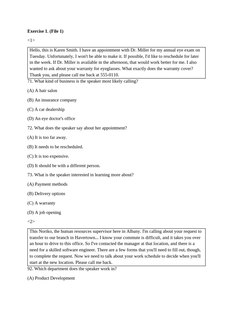 Customer Inquiries and Business Operations | PDF