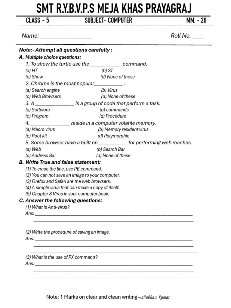 Important Notes | PDF