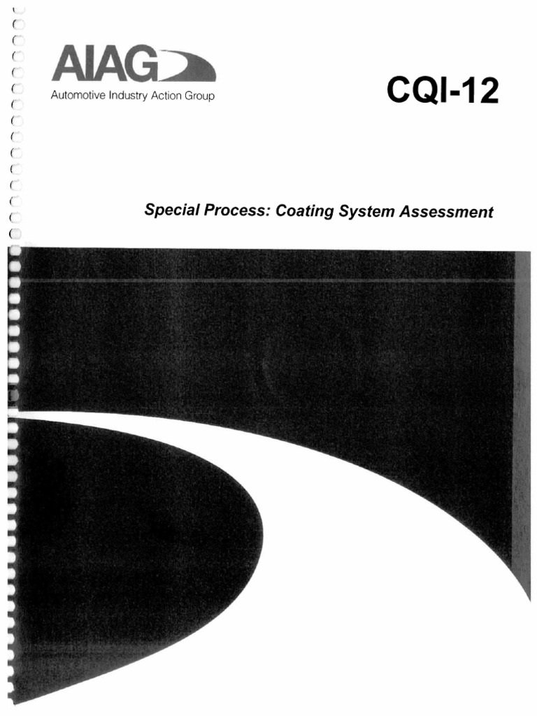 CQI 12coating System Assessment PDF | PDF