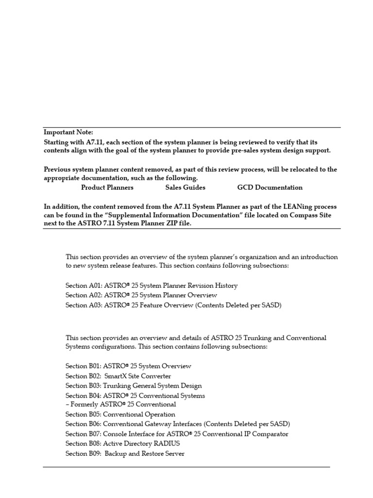 A02 A25 System Planner Overview A7.15 | PDF | Computer Network | Router ...