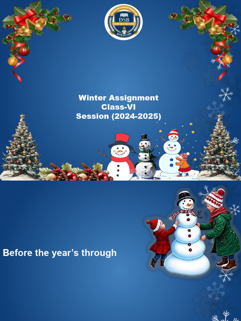 Class VI Winter Assignment | PDF | Area | Length