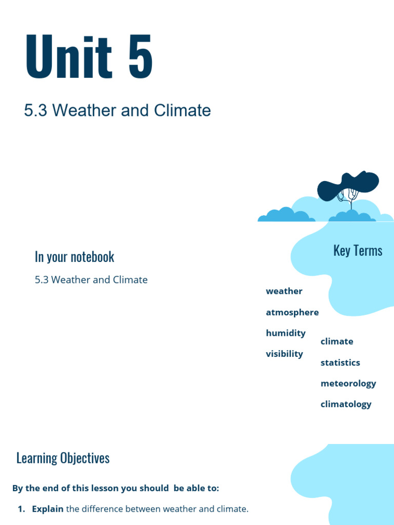 Understanding Weather vs. Climate | PDF | Climate | Weather