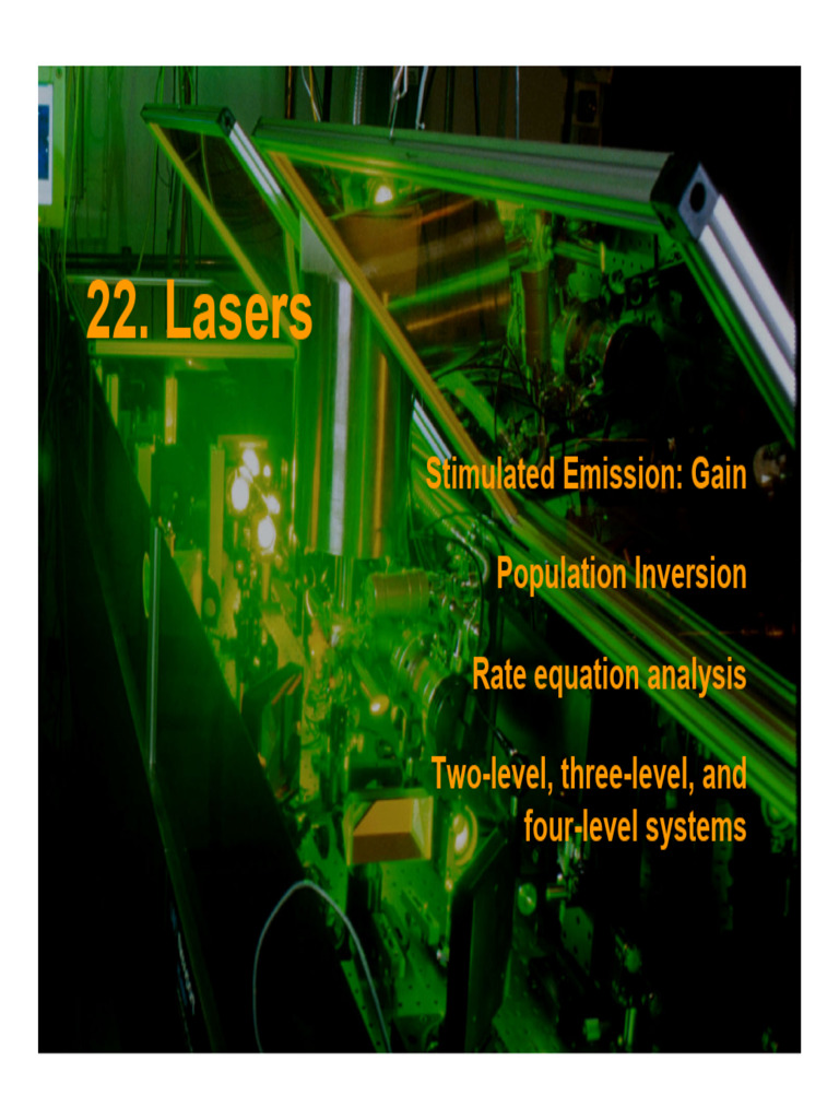 lecture22_3 | PDF | Laser | Quantum Mechanics lecture22_3 | PDF | Laser | Quantum Mechanics