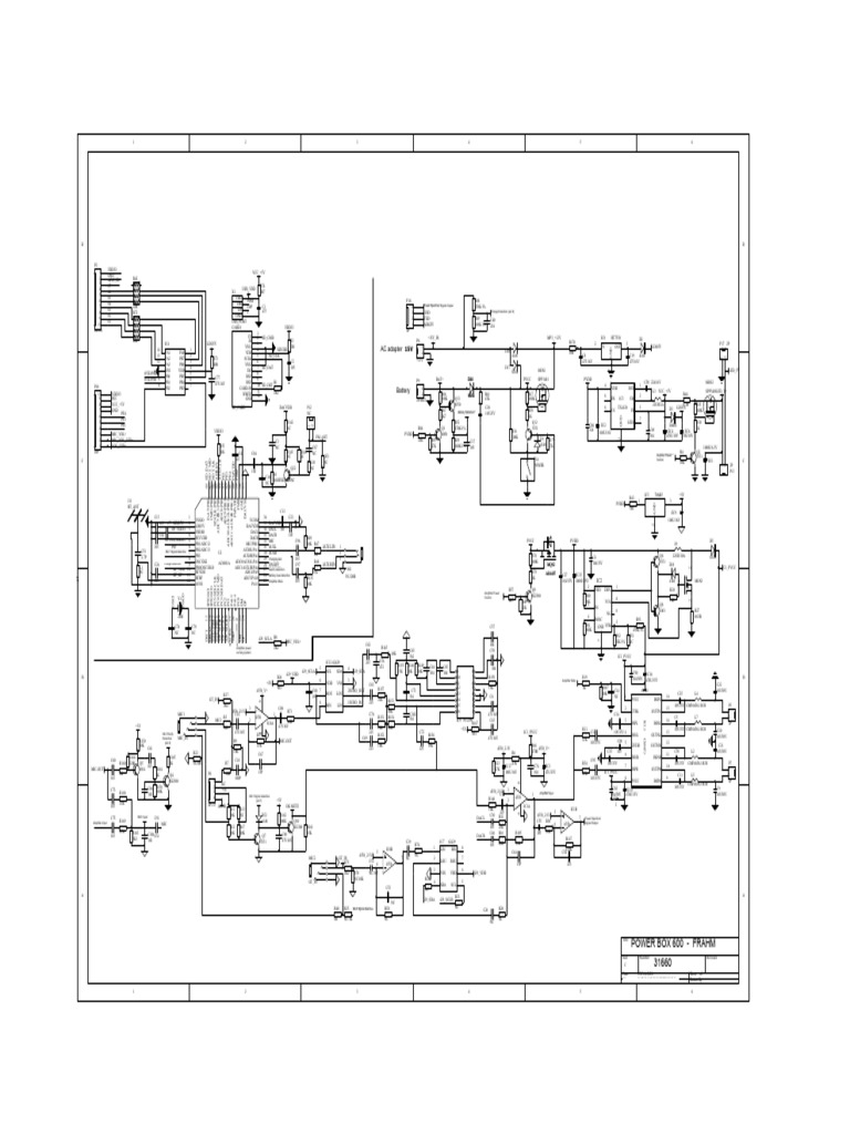 Power Box 600 - Schematic Sheet | PDF | Electronics | Electrical ...