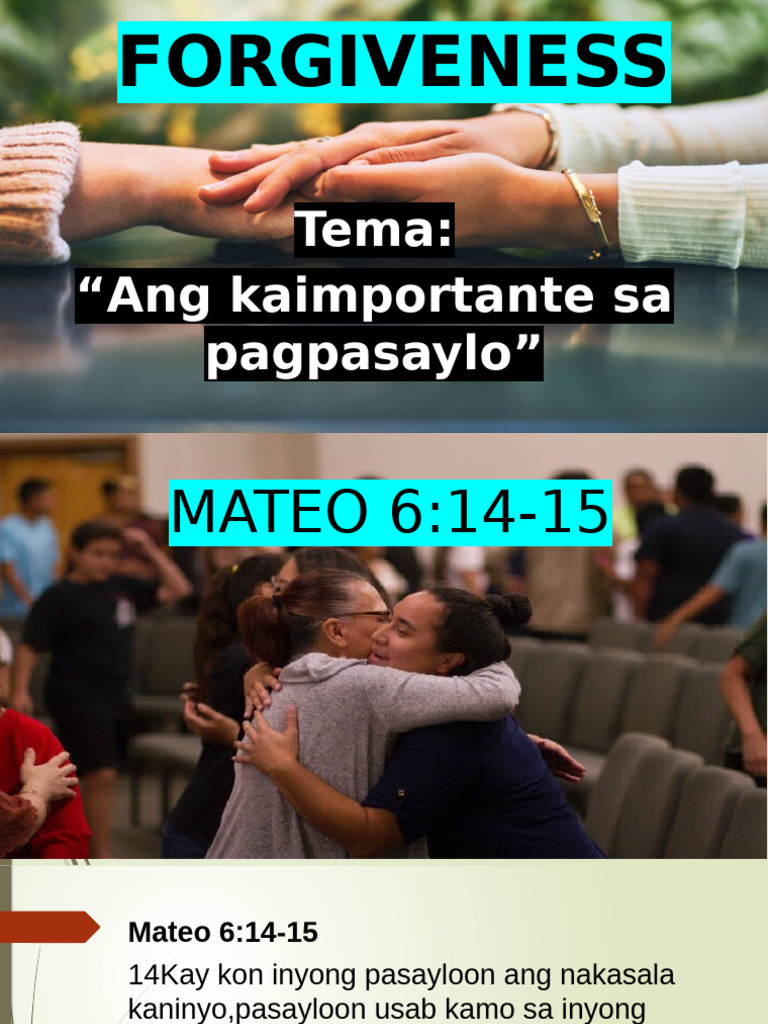 FORGIVENESS SUNDAY SCHOOL. Original | PDF