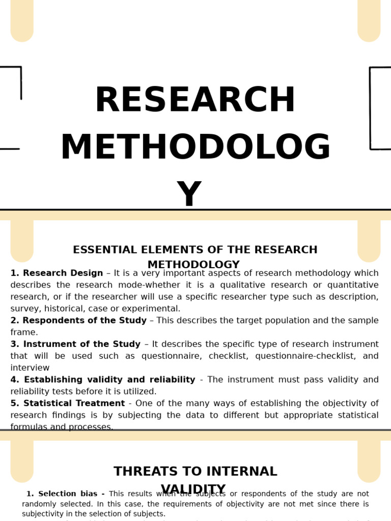 Research Methodology | PDF | Experiment | Survey Methodology