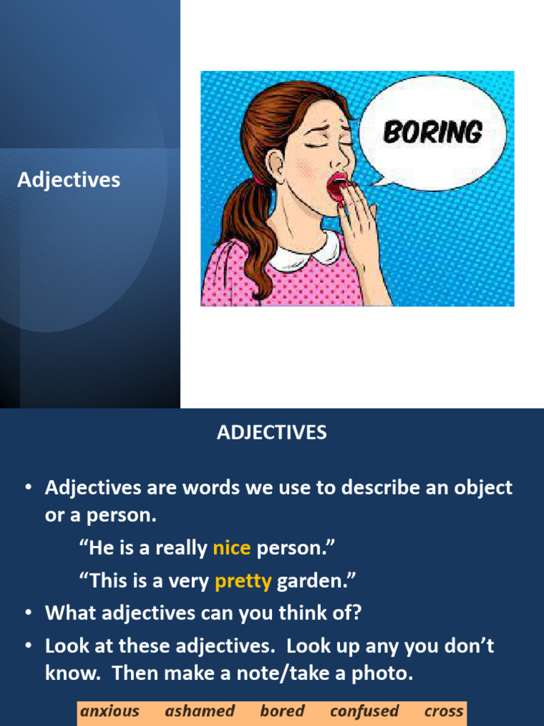 LESSON PRESENTATION - B1 Adjectives and Comparatives - Superlatives Oct ...