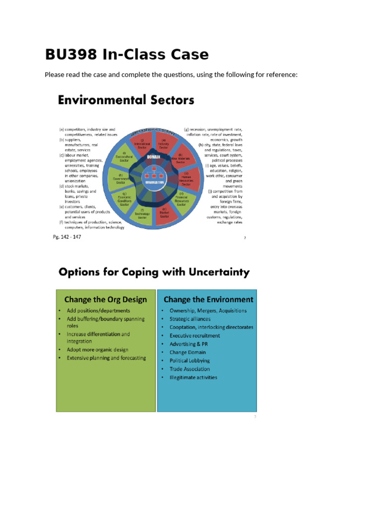 BU398 KIM Class 7 Case Study STUDENT | PDF | Economies