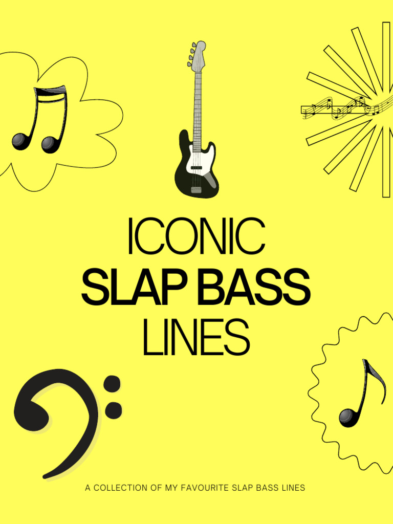 Iconic Slap Bass Lines - Mark Marxon | PDF | Funk | Music