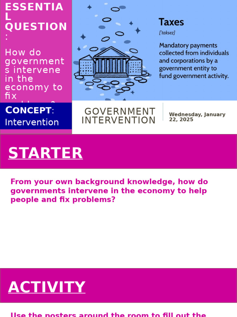 2.1 Government Intervention | PDF | Subsidy | Microeconomics
