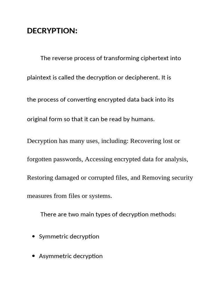 DECRYPTION uploadfile4 | PDF