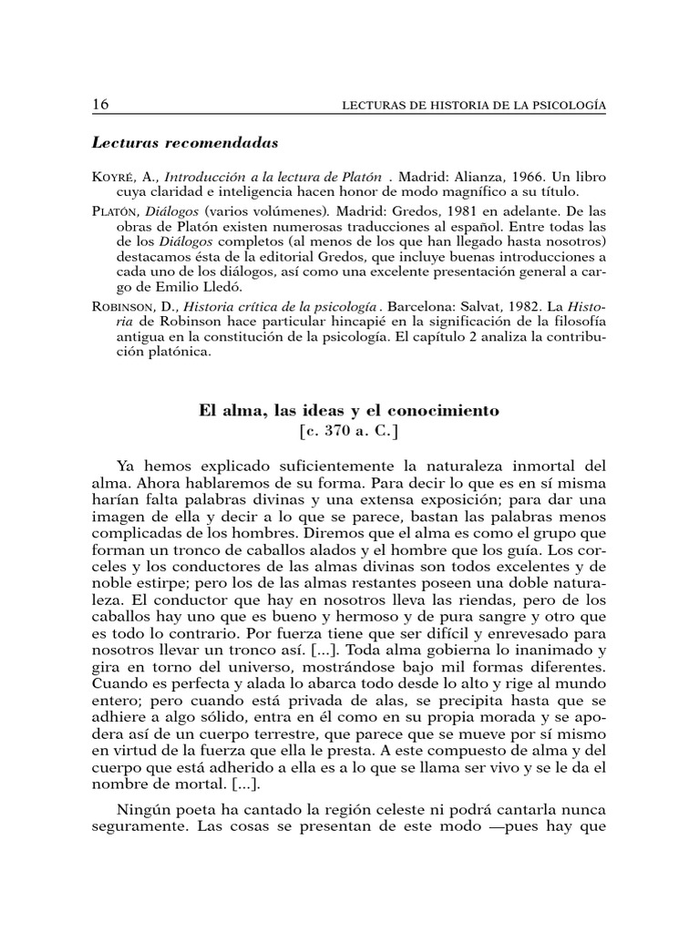 Platon Fredo | PDF | Alma | Platón