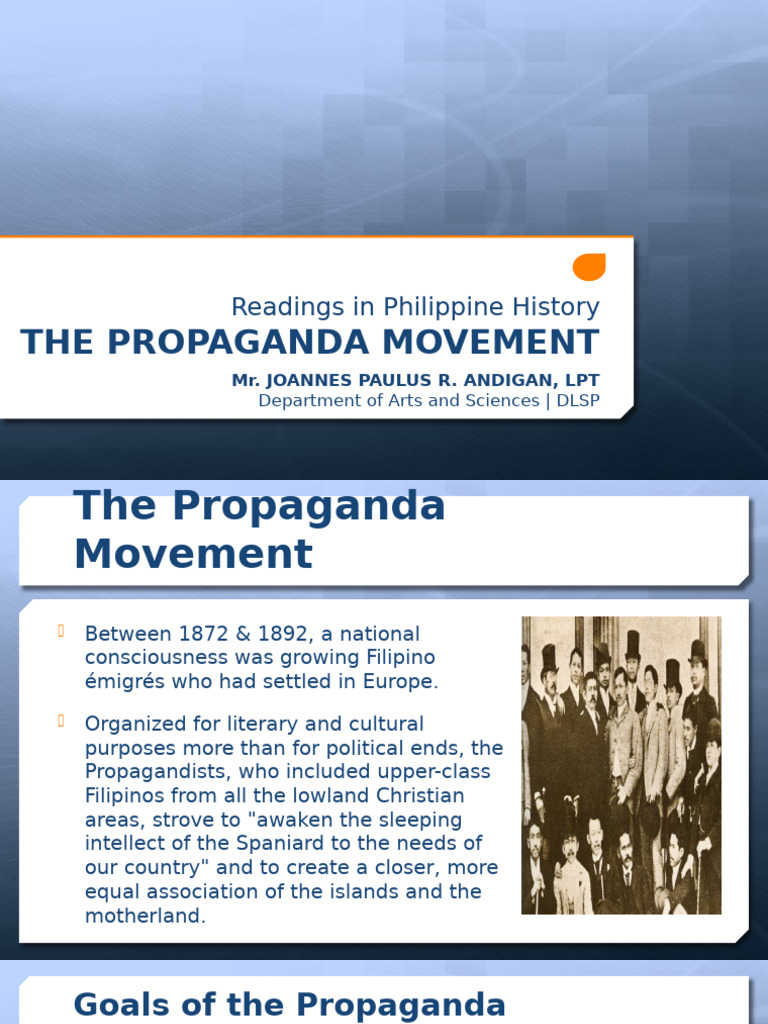 GE102 Propaganda Movement | PDF | Philippines