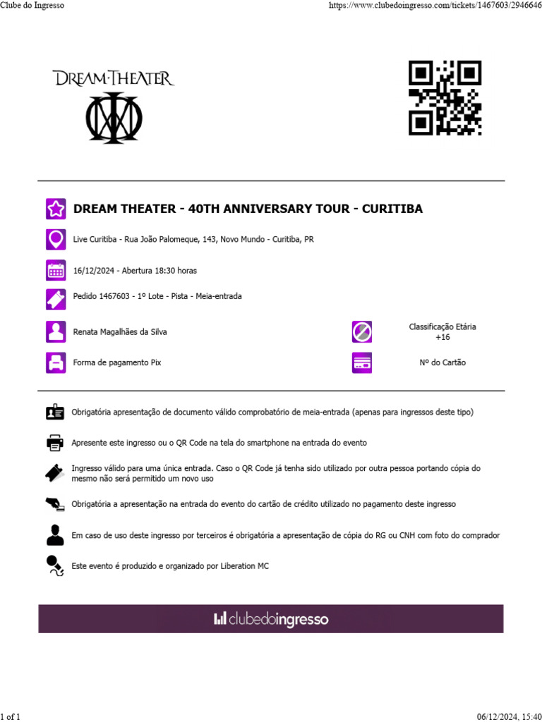 Ingresso 03 | PDF