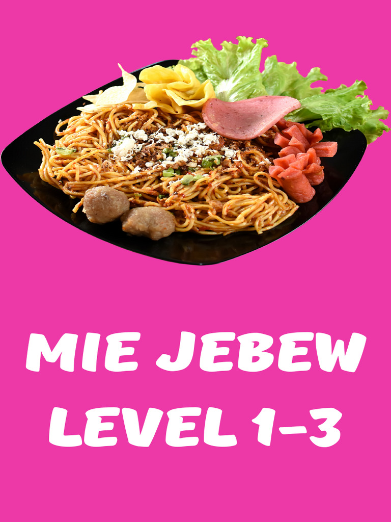 Mie Jebew Level 1-3 (35 X 60 CM) - 20241222 - 100249 - 0000 | PDF