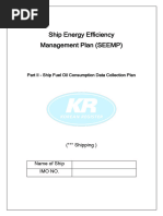 IBS - IMO SEEMP Part II - Template (Blank Form) | PDF | Fuel Oil | Fuels