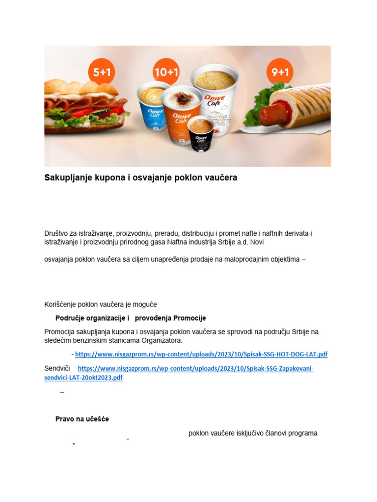 Kuponi I Vauceri - Pravila Promocije | PDF