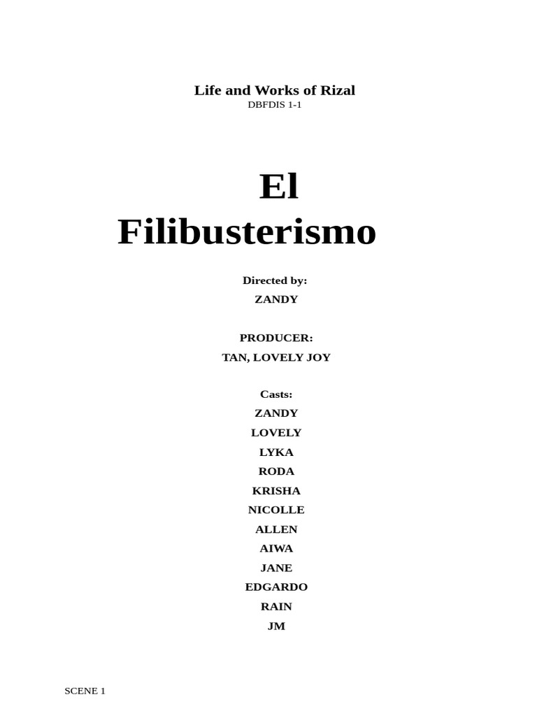 El Fili Final Script | PDF