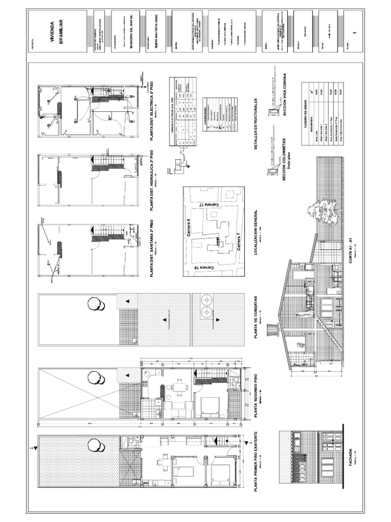 Vivienda Unifamiliar 5X20 | PDF