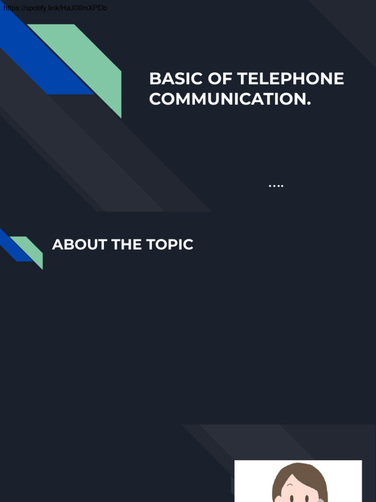 Presentation Bc | PDF | Communication | Telephone