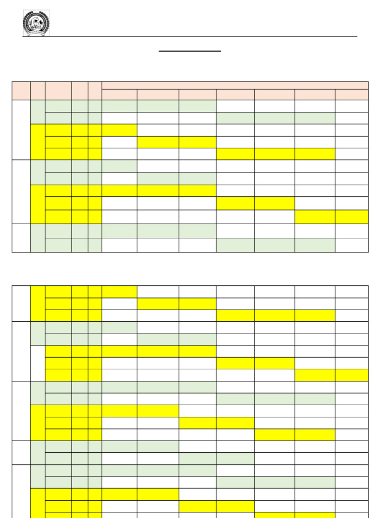 2nd Semster Exam Duties November 2023 | PDF | Qualifications | Academia