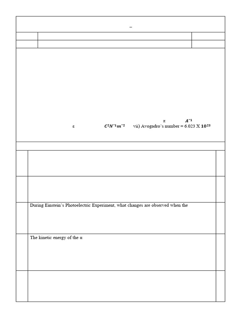 sample paper 1 | PDF | Semiconductors | Electron