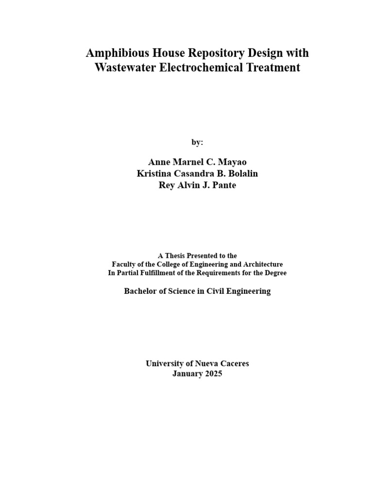 CE Proj 2 Team 24 (Team Plumbing) (1) | PDF | Electrochemistry | Water Pollution