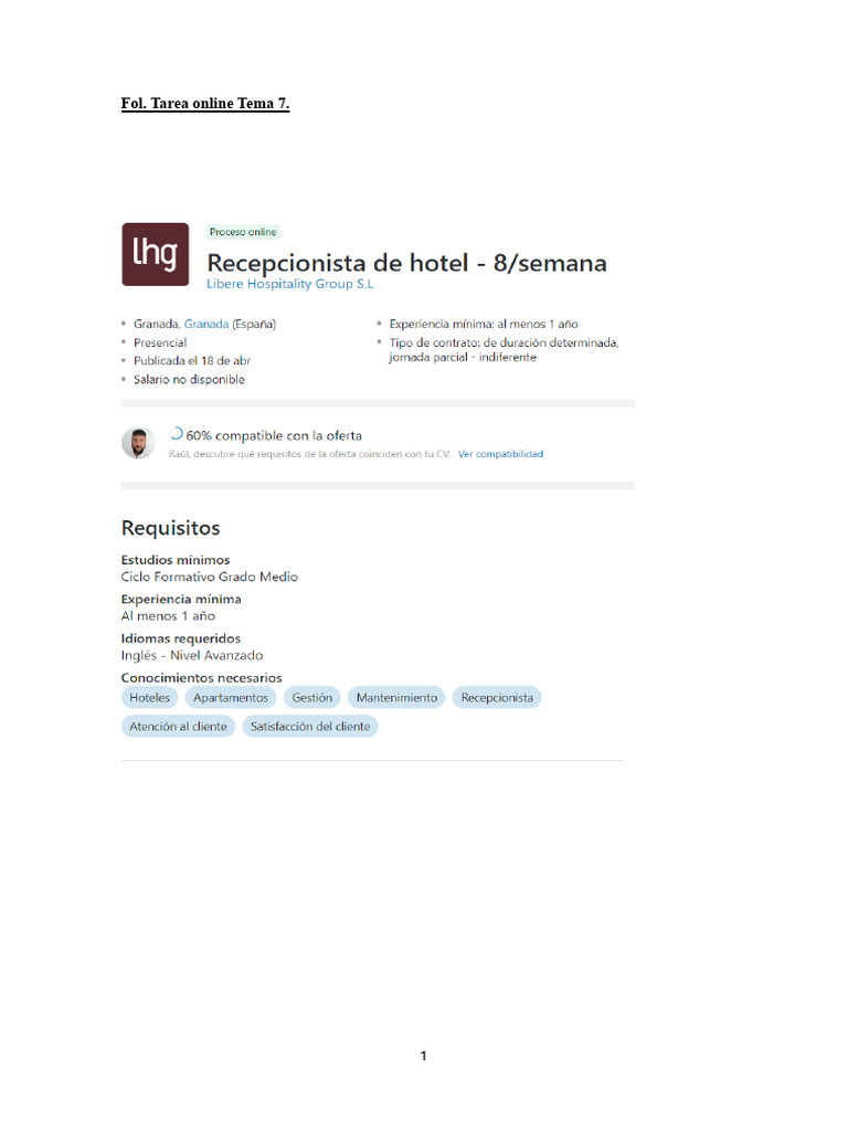 Fol Online Tema 7 | PDF