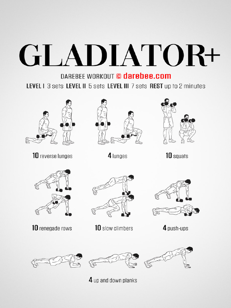Gladiator Plus Workout | PDF