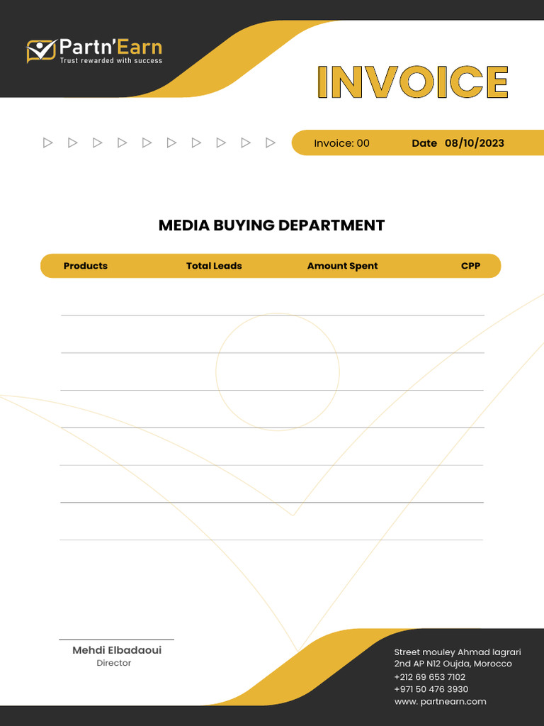 Invoice Exemple | PDF