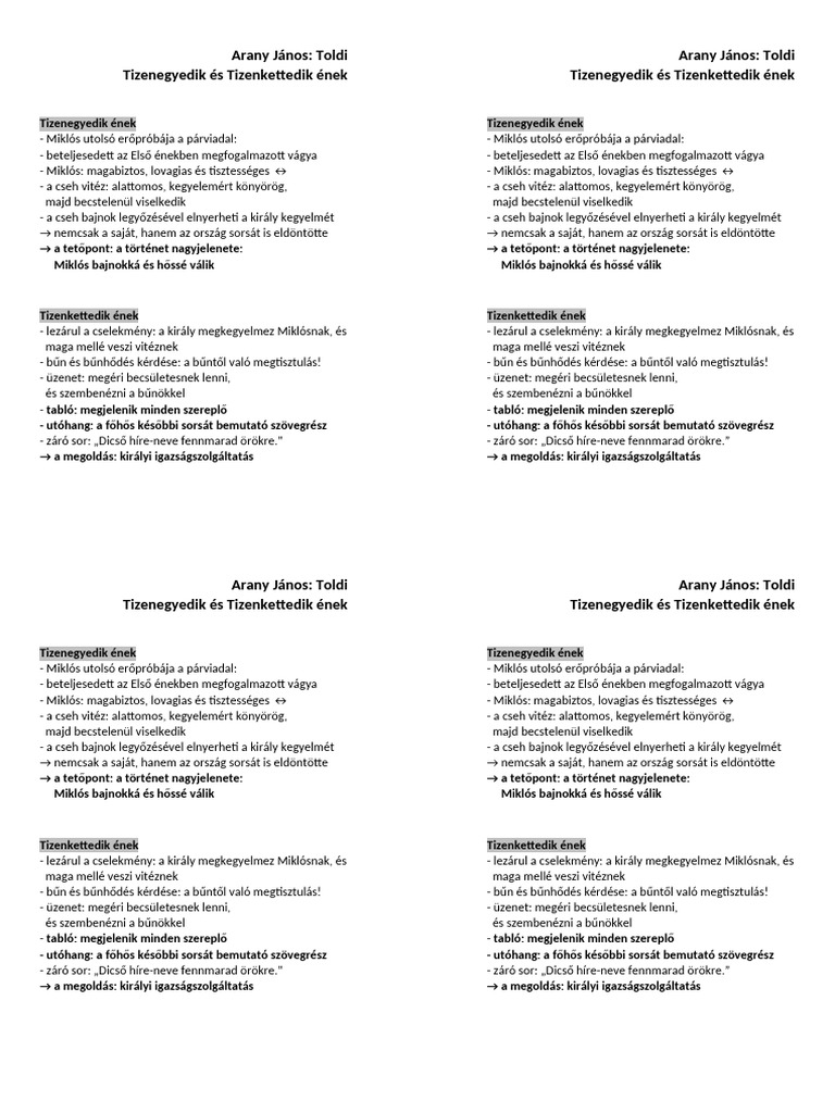 Toldi 06 | PDF